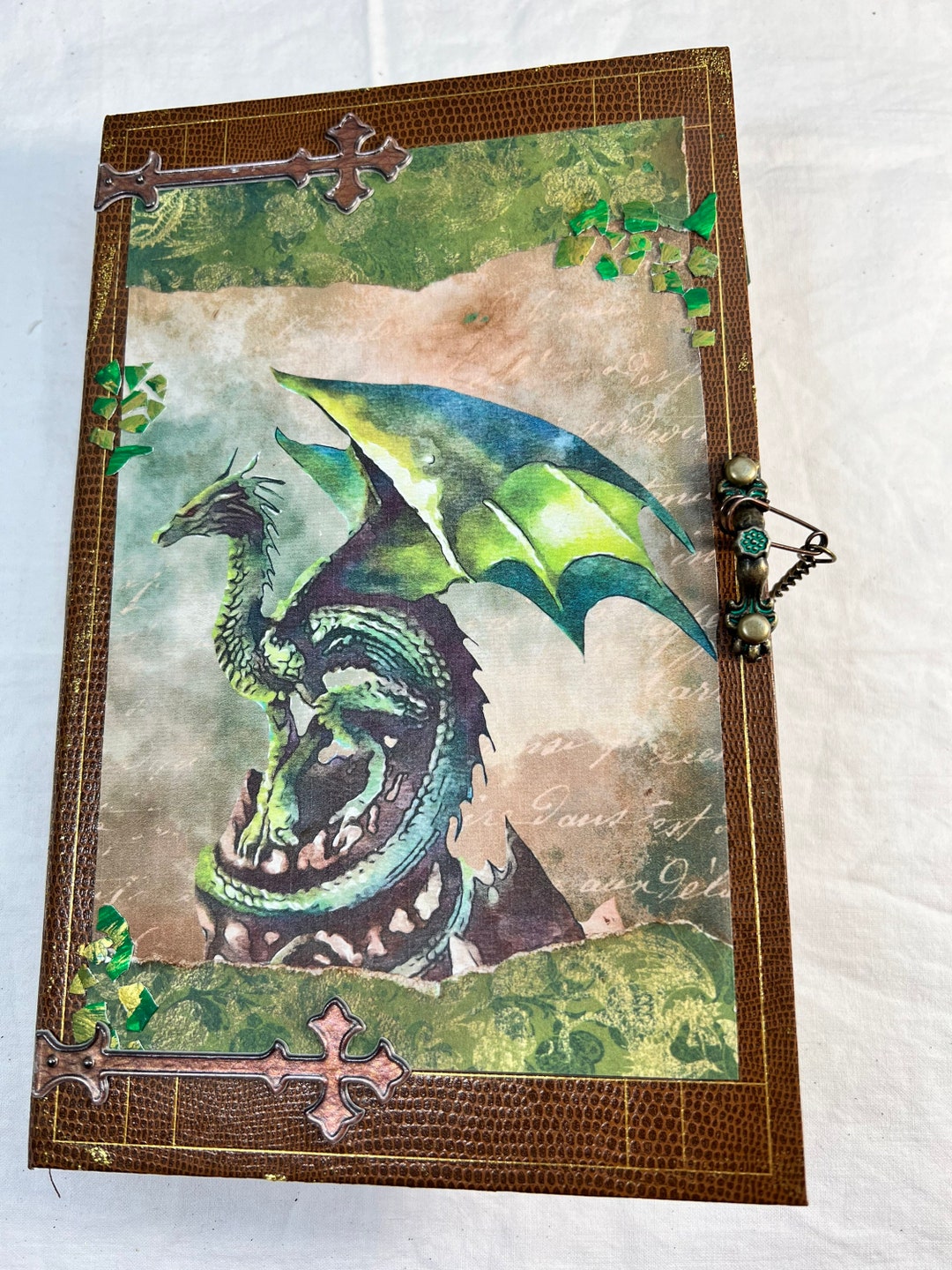 Dungeons and Dragons Junk Journal Notebook Dragon Themed - Etsy