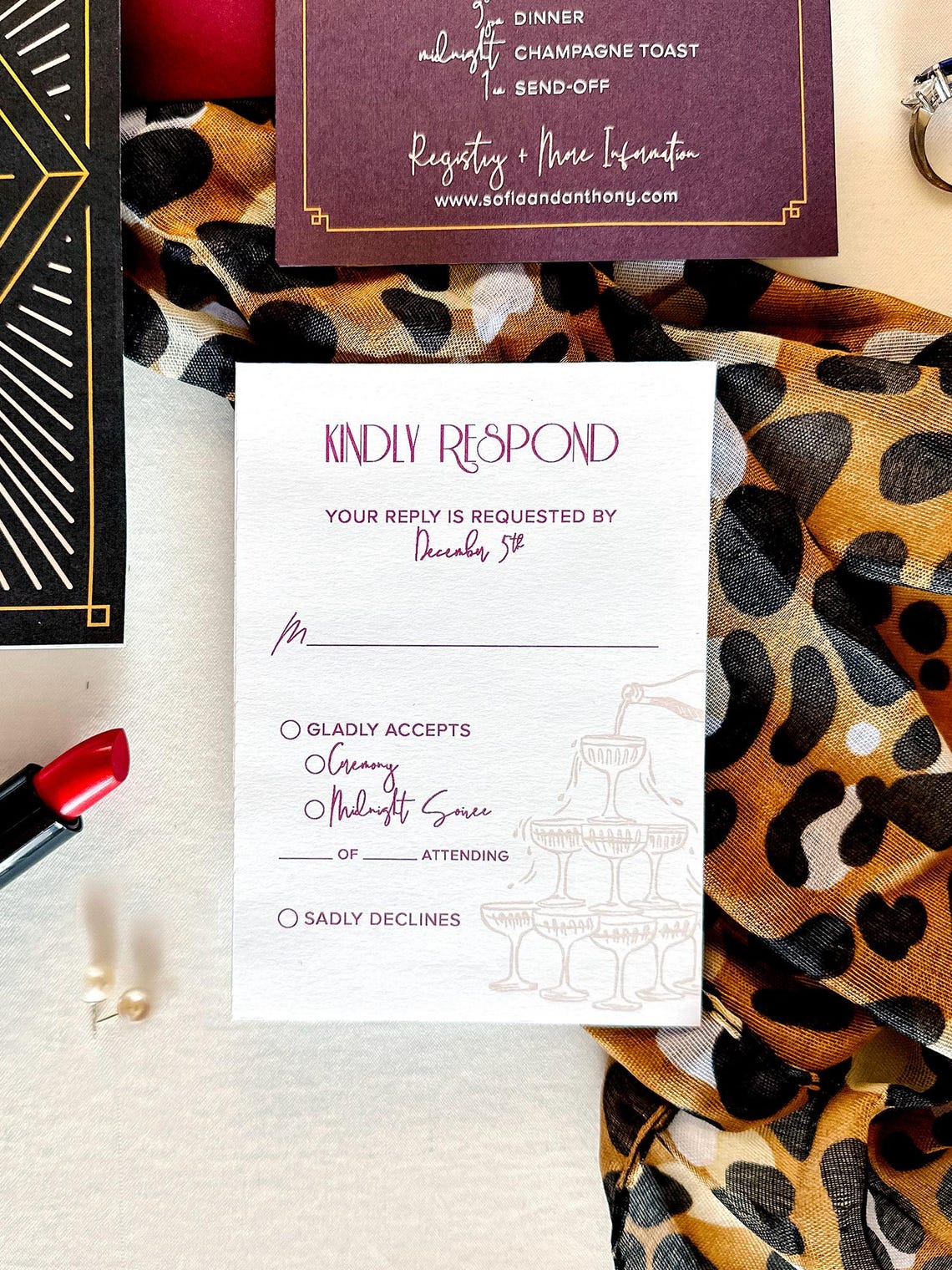 Hollywood Glam Wedding Invitations, Mob Wife Aesthetic, Great Gatsby ...