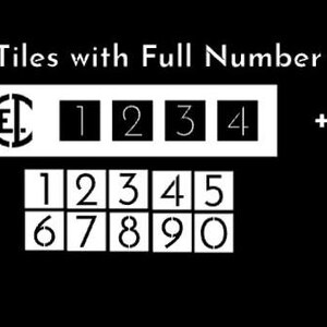 Custom Address Stencil Kit - Curb Stencil - With Charles Du Bois Logo ...