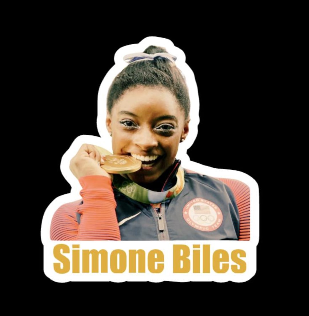 Simone Biles Inspirational Vinyl Decal Sticker - Etsy