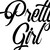 Pretty Girl Words Svg - Etsy