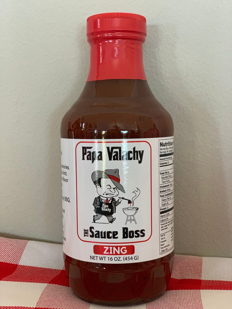 Papa Valachy ZING BBQ Sauce - Etsy