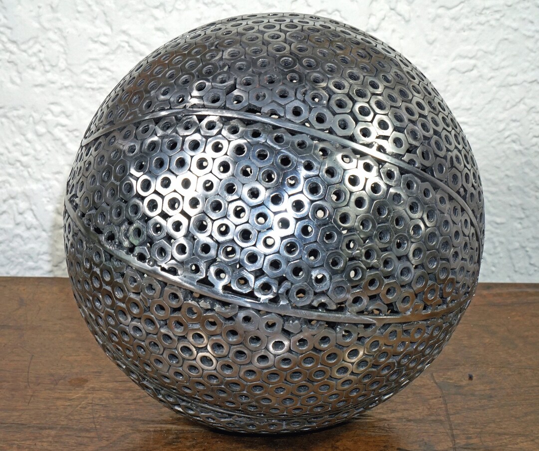 Basketball, Basketball Sculpture, Industrial Gift, Gift, Industrial Art ...