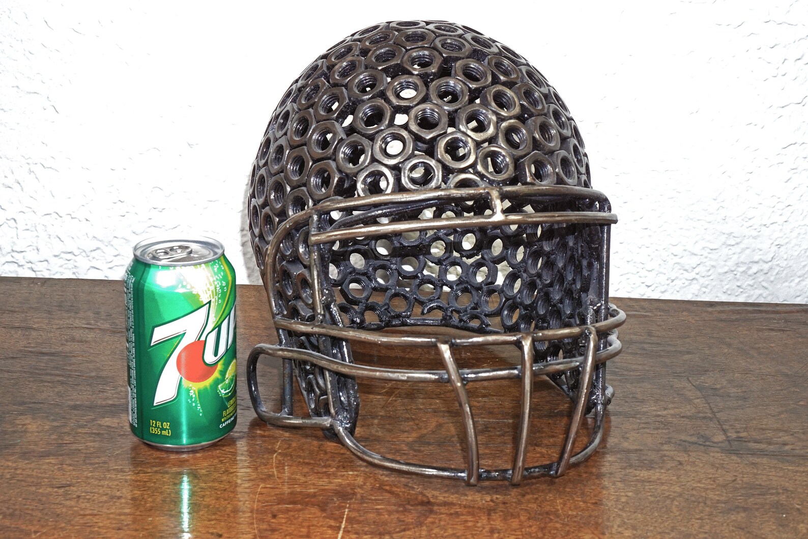 Football Helmet sculpture /metal Helmet / Football Player | Etsy