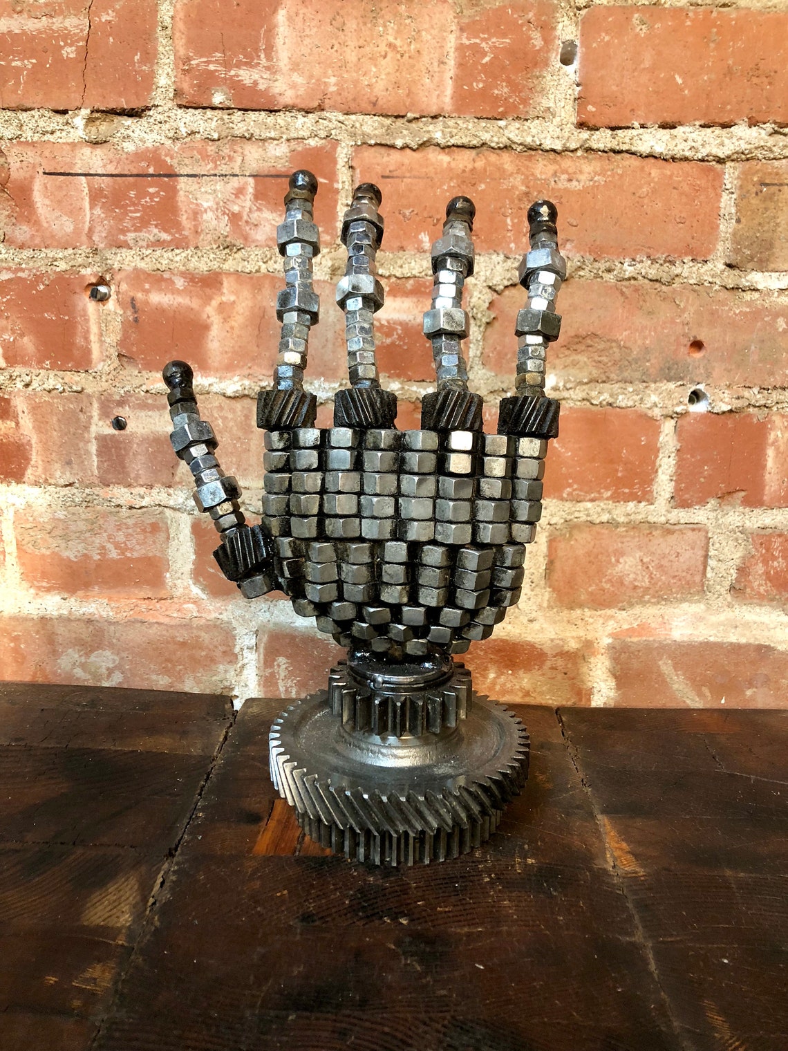 Unique Gift/ Metal Sculpture/ Skeleton/ Hand Sculpture/ | Etsy