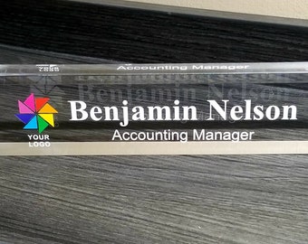 Clear Acrylic Name Plate - Etsy