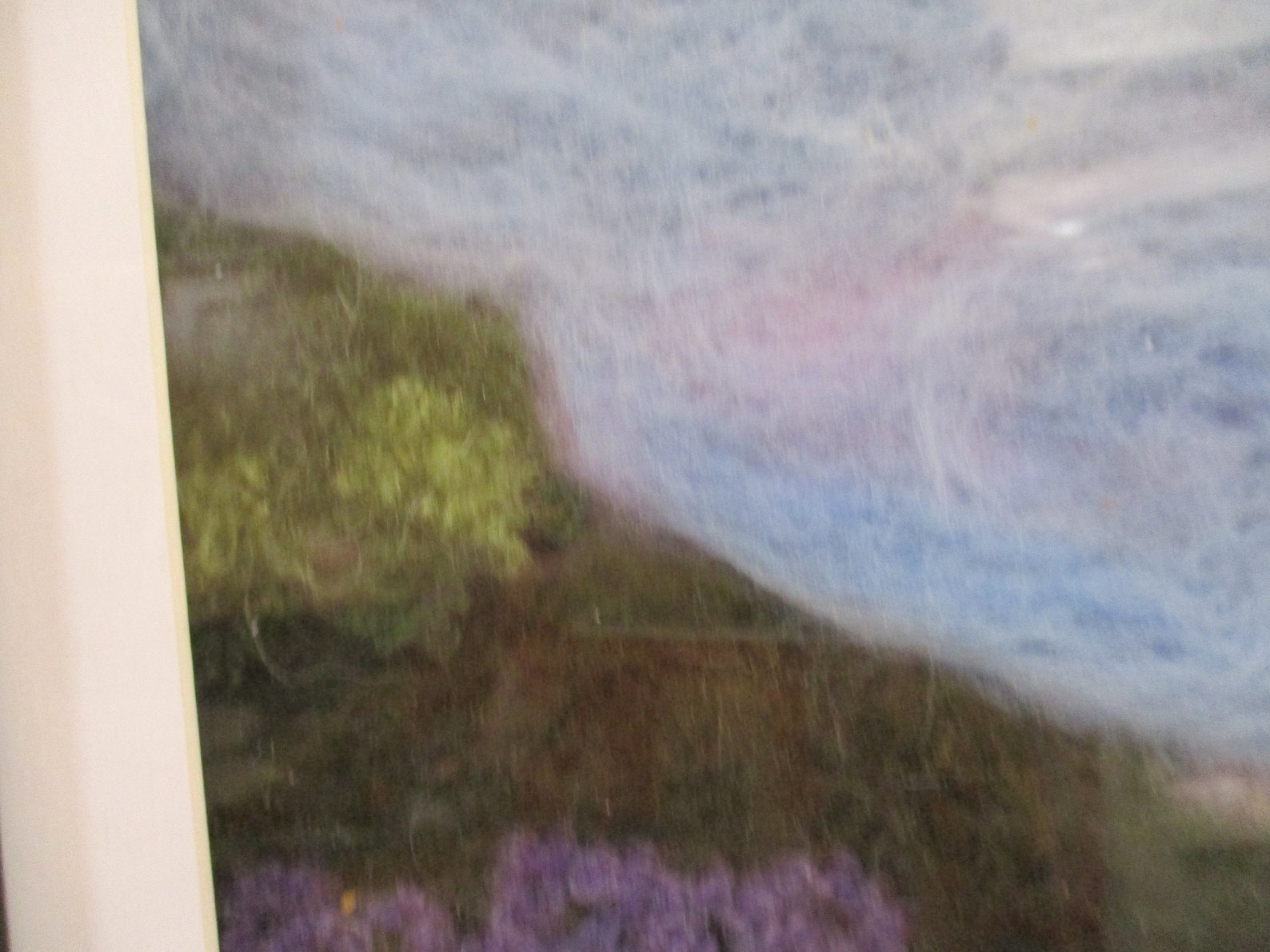 Wool Picture, Landscape Scene, Needle Felted Picture, Mixed Media Wall ...