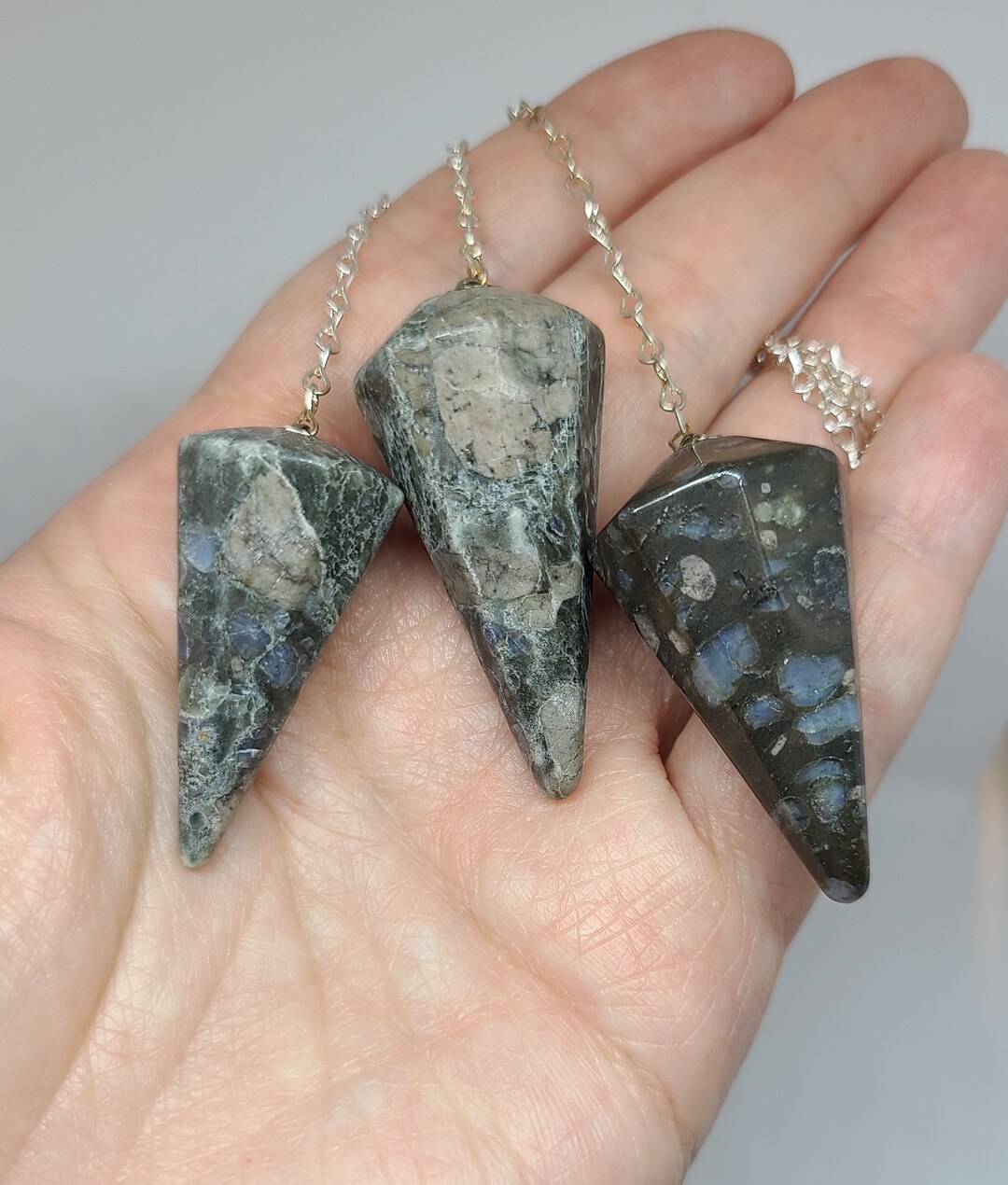 Que Sera Stone Pendulum, Rhyolite Pendulum, Llanite, Empowerment - Etsy