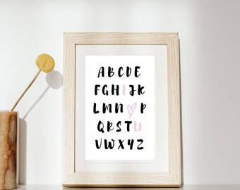 ABC I Love You SVG/PNG Digital Download - Etsy