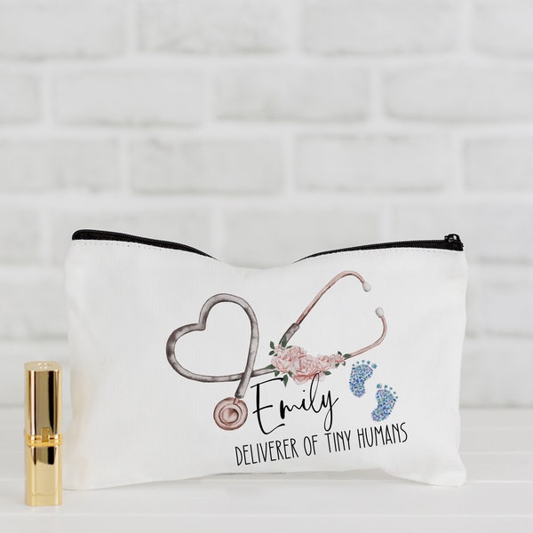 Personalised Midwife Pouch - Etsy UK