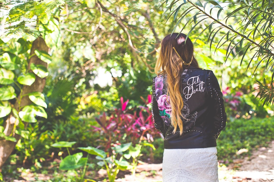 Custom Hand-painted Leather Jackets - Etsy