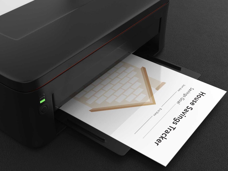 House Savings Tracker Printable | Saving for a New Home Deposit ...