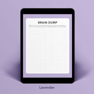 Brain Dump Digital Template for Digital Planners & Journals - Etsy
