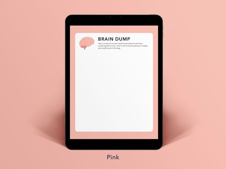 Brain Dump Digital Template for Digital Planners & Journals - Etsy