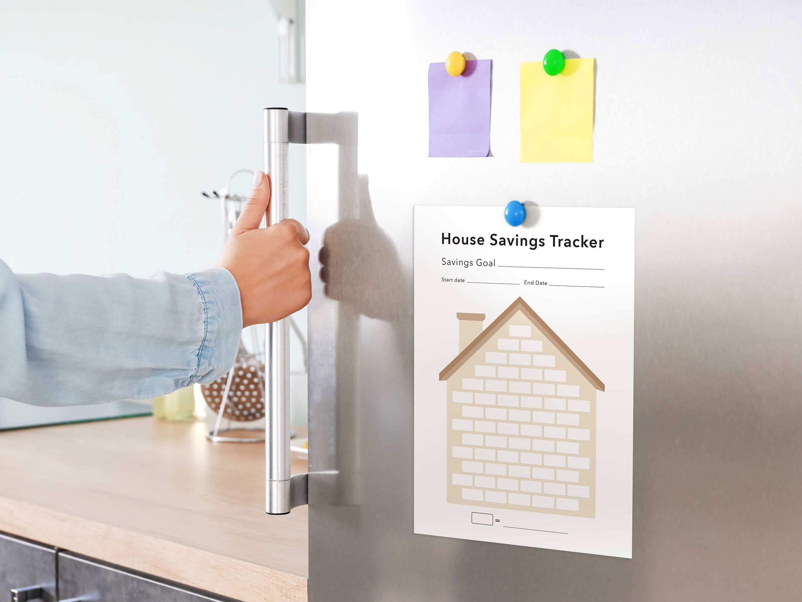 House Savings Tracker Printable | Saving for a New Home Deposit ...