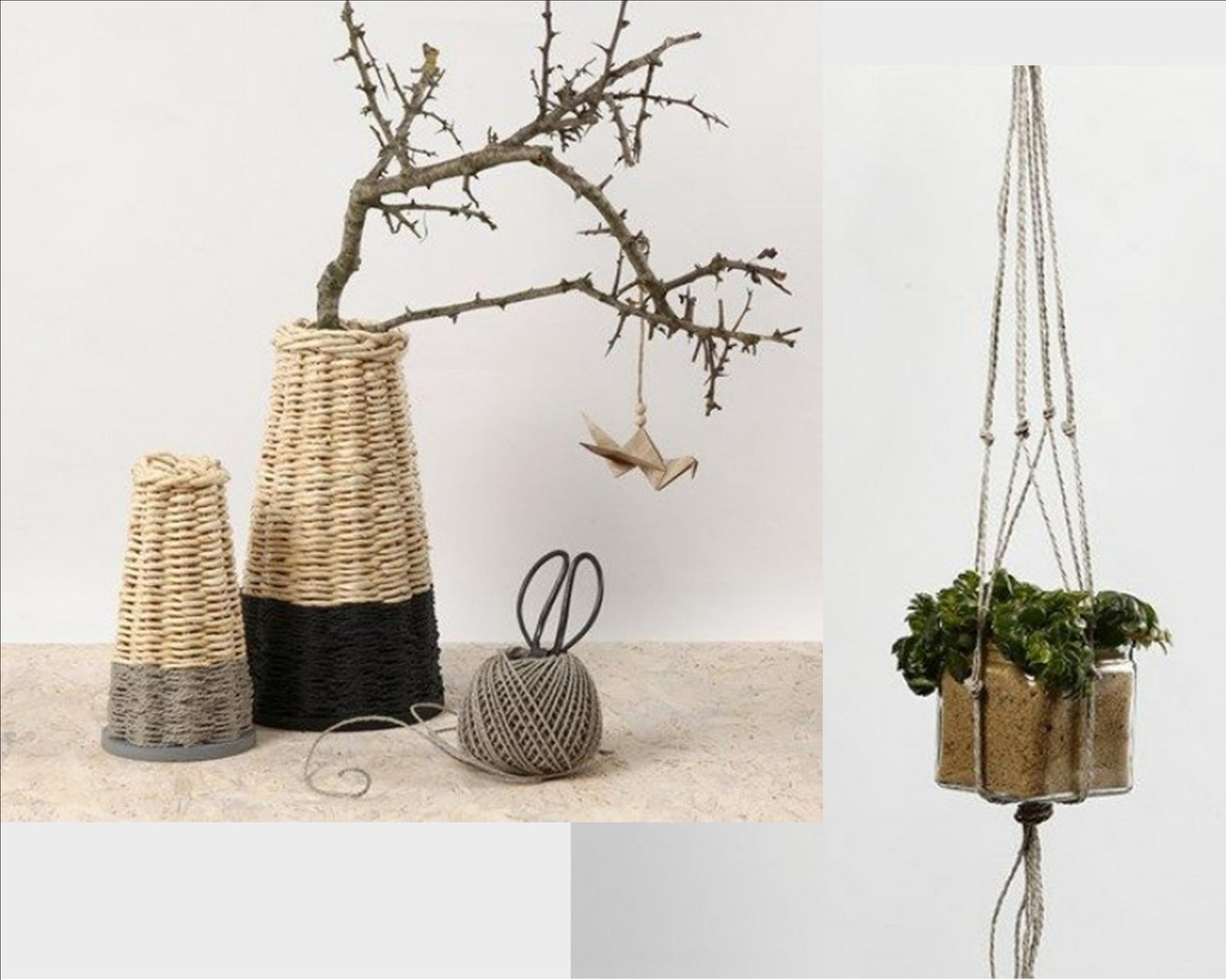 Paper string 40m rolls rustic twine for weaving knitting | Etsy