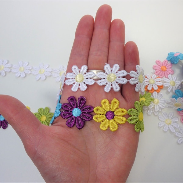 Daisy Lace Fabric - Etsy UK