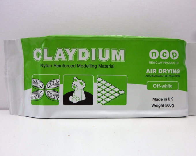 Claydium Air Drying Clay, Nylon Enforced Modelling Material off White ...