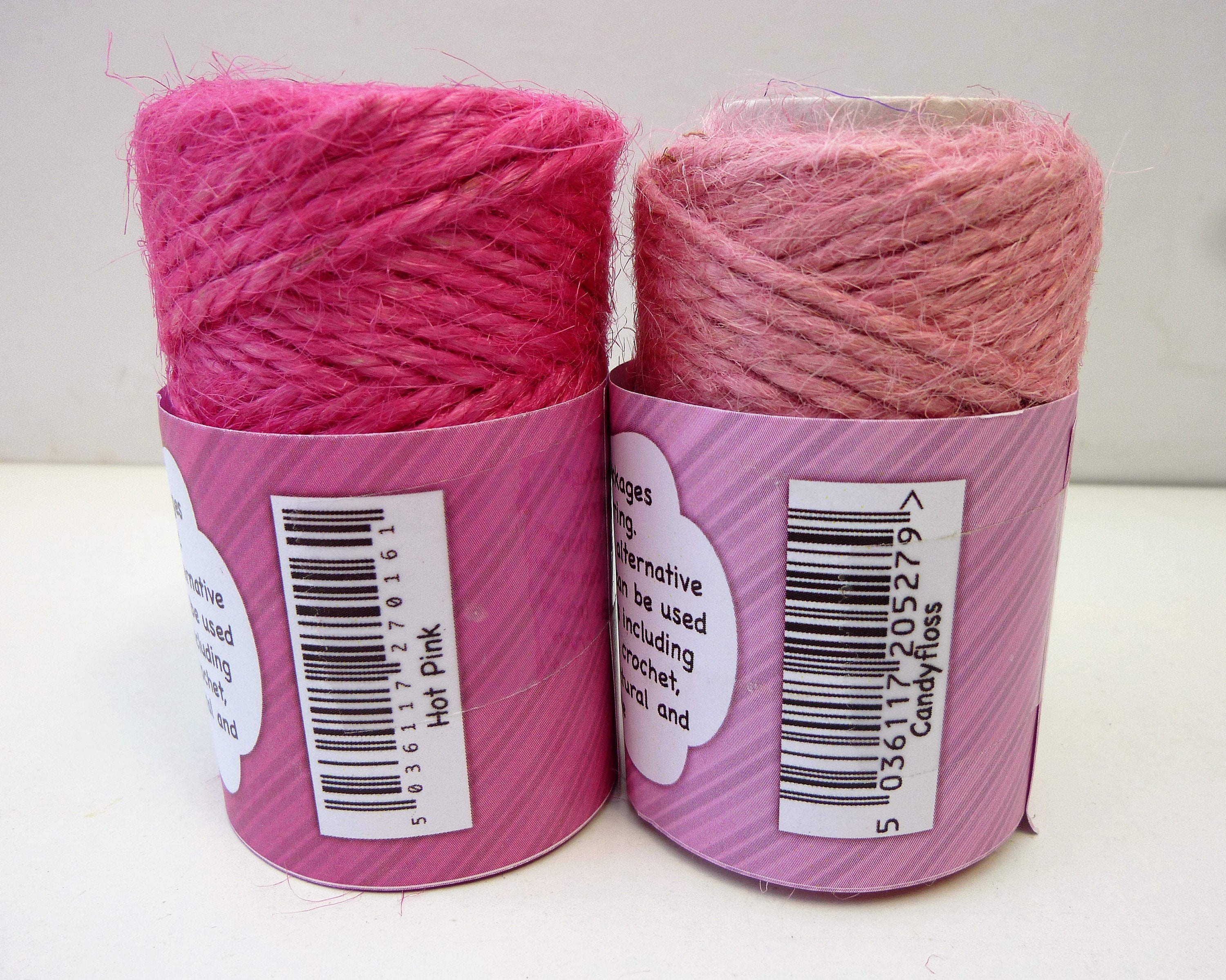Coloured Jute Twine 20m Rolls, Rustic String for Weddings and Christmas ...