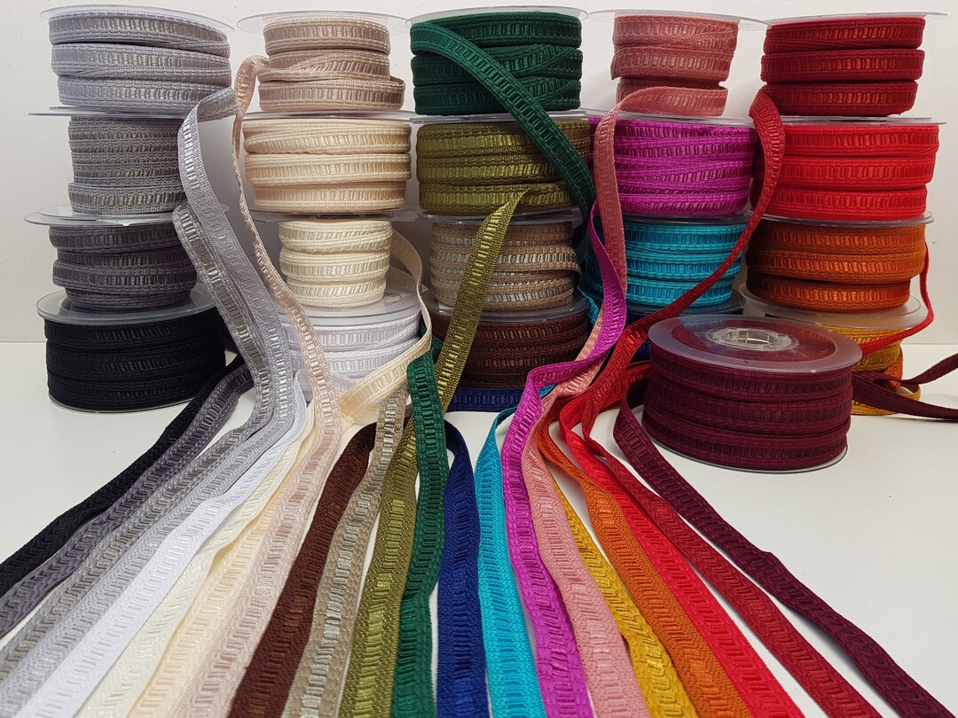 Cotton Gimp Braid: Lightweight Upholstery Trim, Furniture Edging 14mm ...
