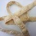 Cream Ivory Velvet Upholstery Trim Gimp Braid: 16mm, Clothing Lampshade ...