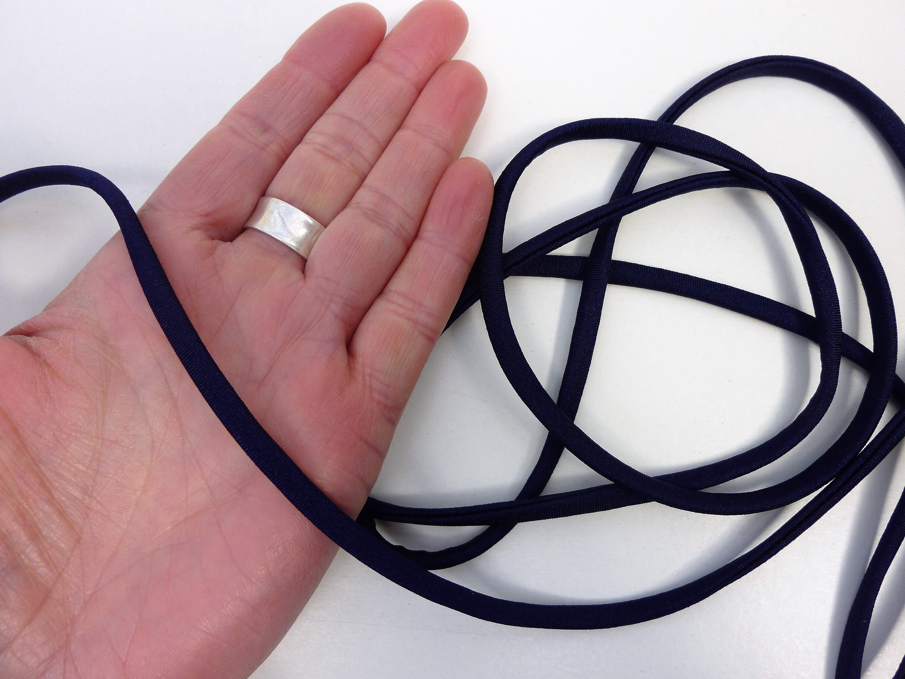 Navy Blue Spaghetti Elastic Cord for Bikinis Swimwear - Etsy UK