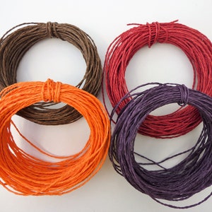 Rustic Paper Twine, Craft Weaving, Knitting, Gift Wrap (25m, 1.8-2mm ...