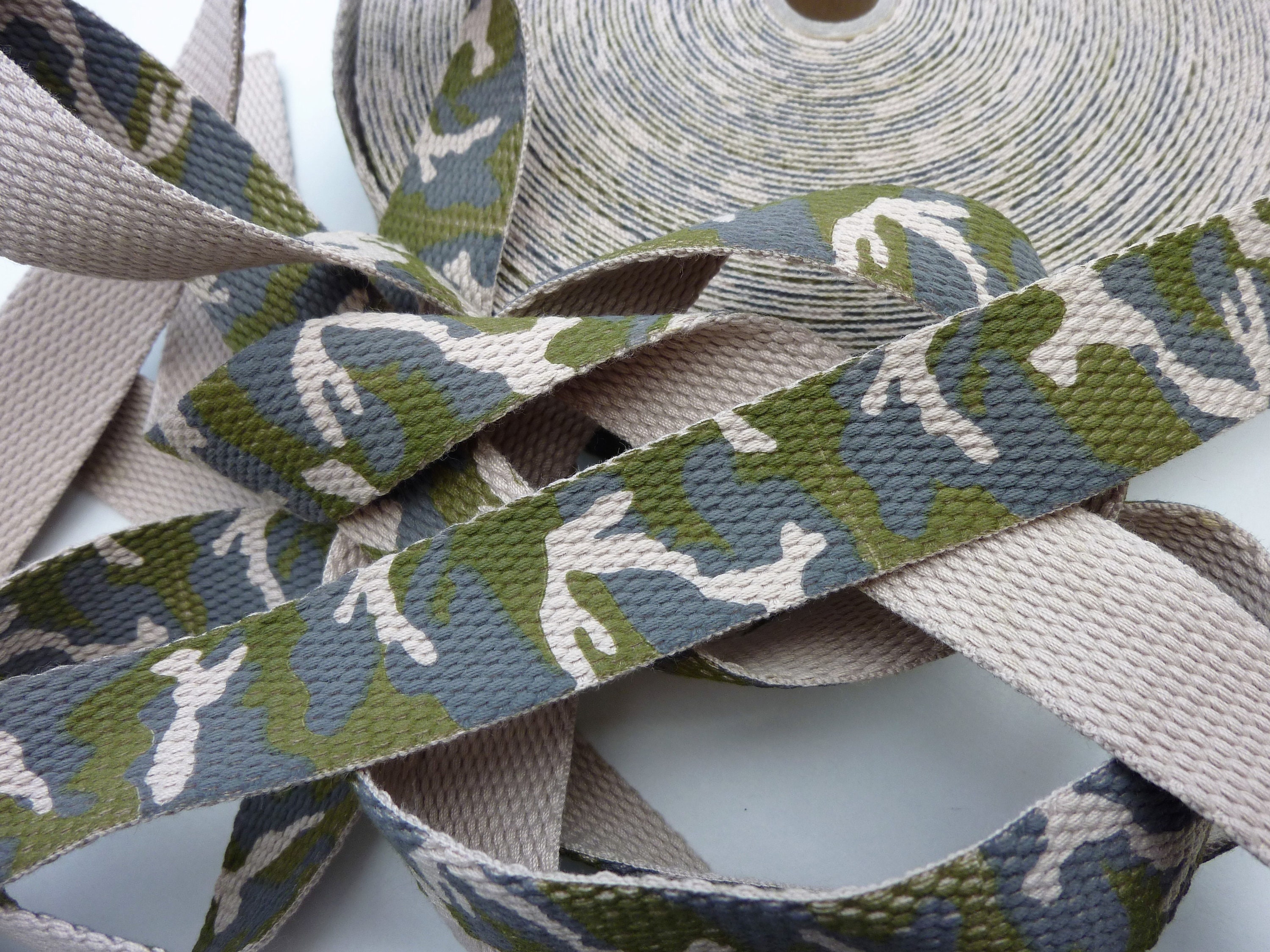 Camouflage Webbing Canvas Strapping for Bag Straps Belt Strap - Etsy