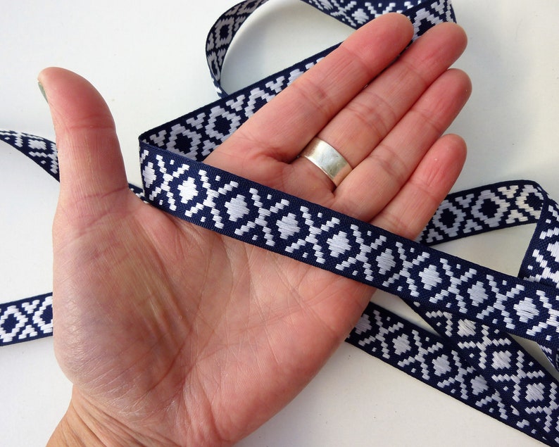 Scandinavian Boho Embroidered Ribbon Trim Nordic Folk Style - Etsy UK