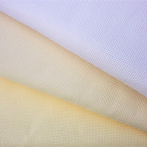 12 Count Aida Cloth Cross Stitch Embroidery Fabric White - Etsy
