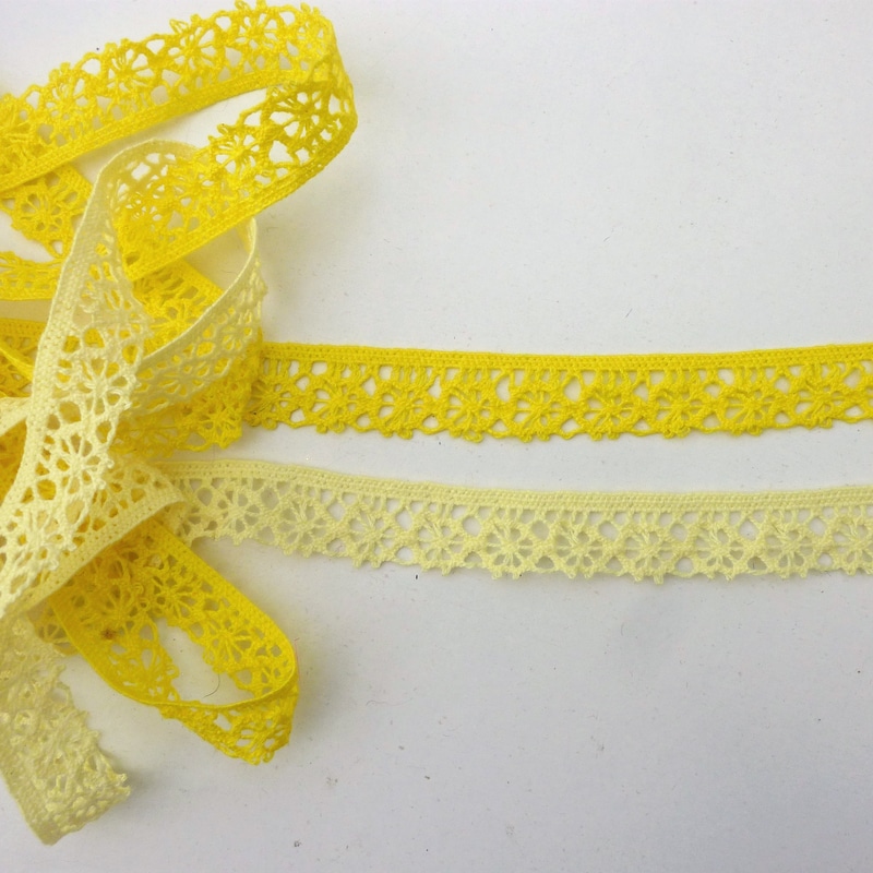 Yellow Lace Fabric - Etsy UK