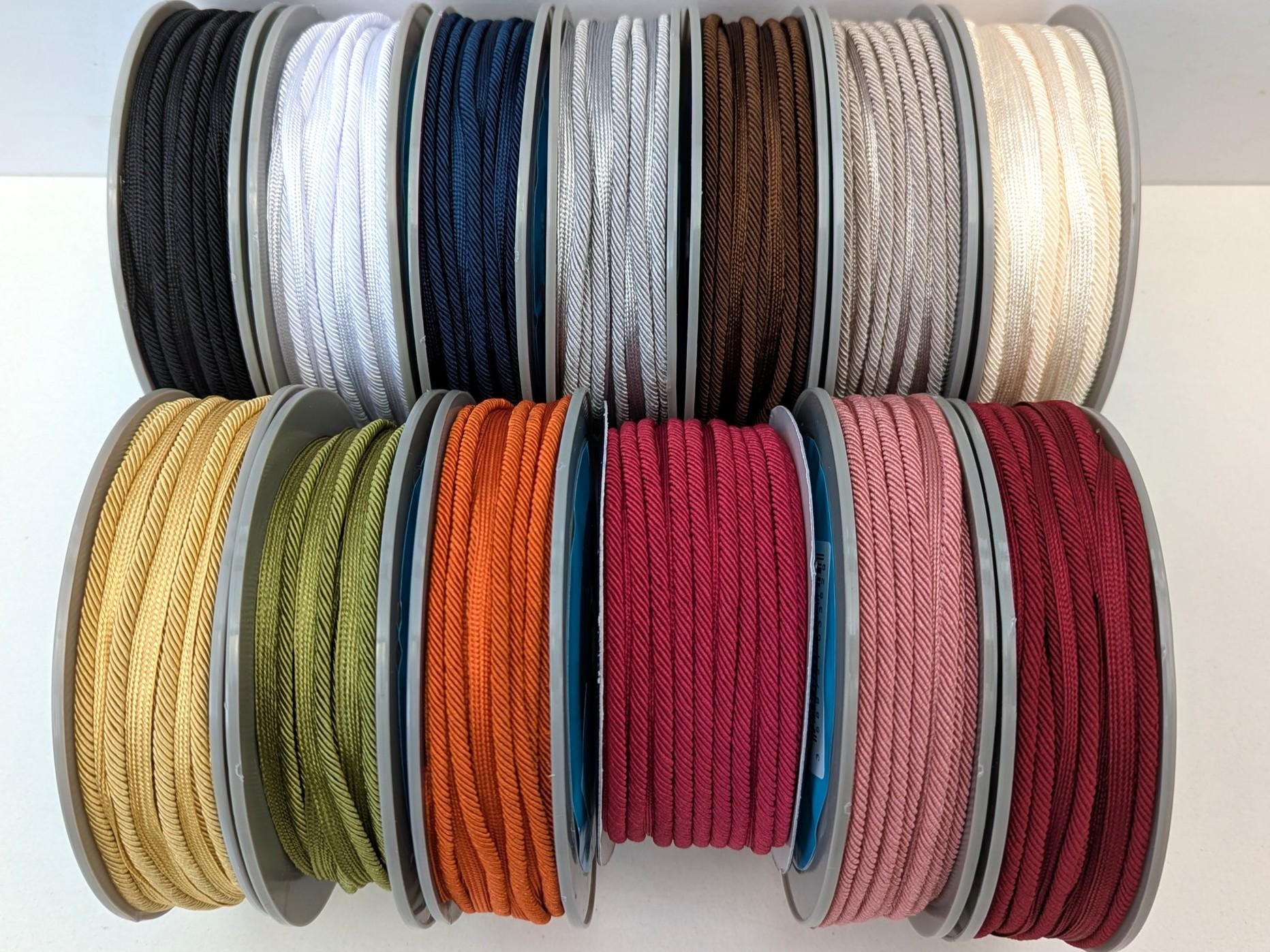 Silky Piping Cord: 3mm Flanged Insertion Trim - Upholstery Cushions ...