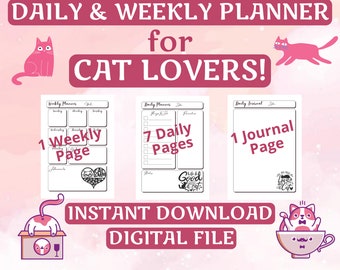 Funny Cat Diary - Etsy