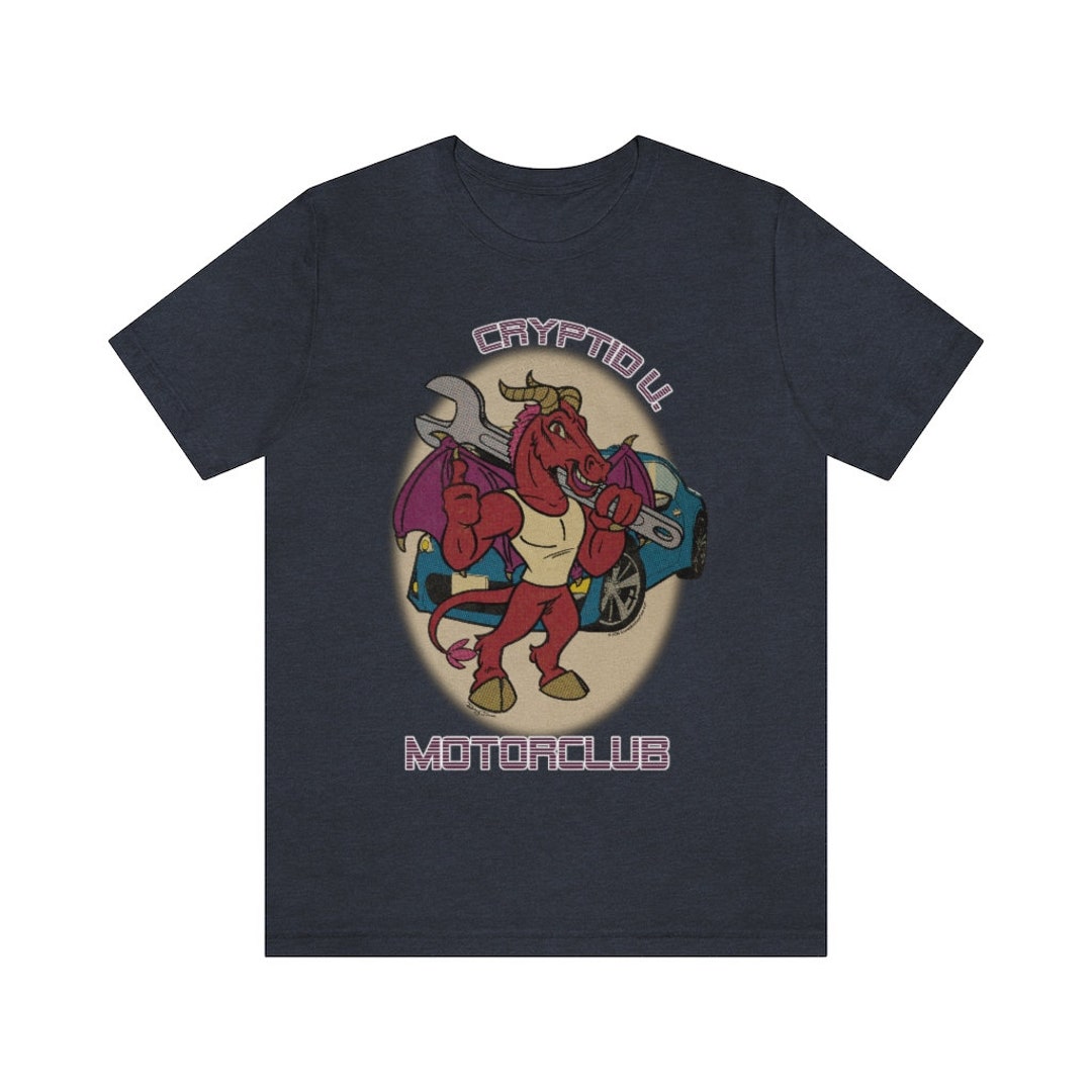 Cryptid University Jersey Devil Motor Club Tee - Etsy