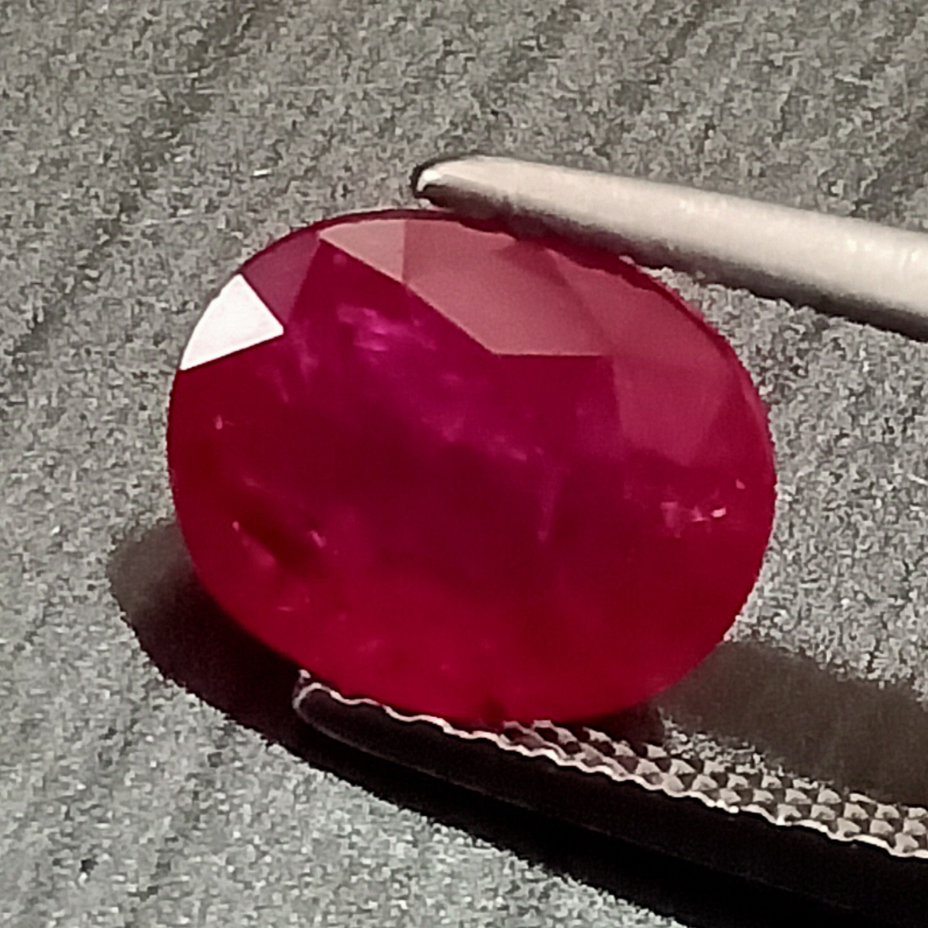 Ruby Myanmar Ruby 2.30 Cts. Burmese Ruby Burma Ruby Dark - Etsy