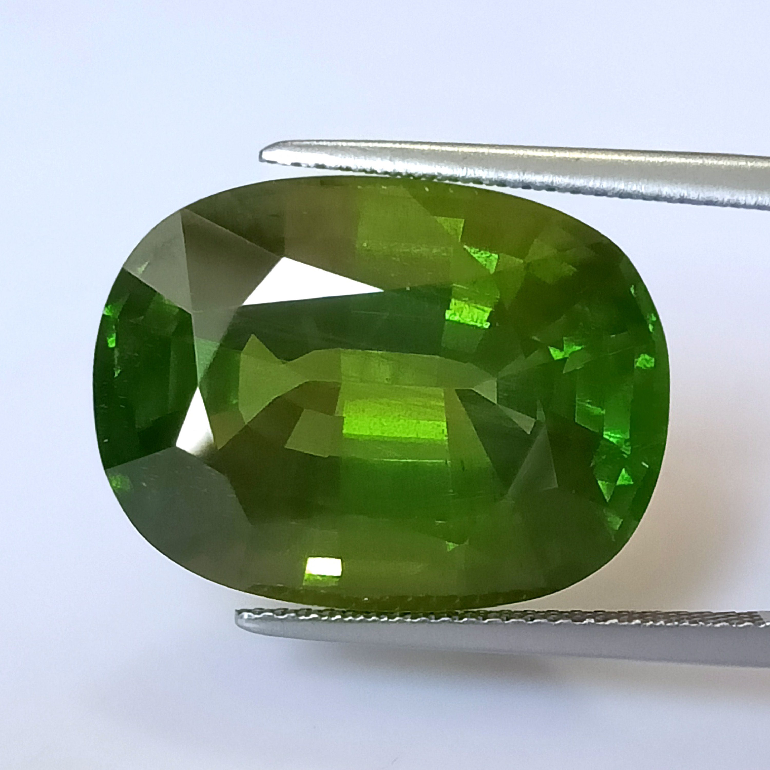 Extra Large, Burmese Peridot, Myanmar Peridot, 25.91 Cts., Oval, Oval ...