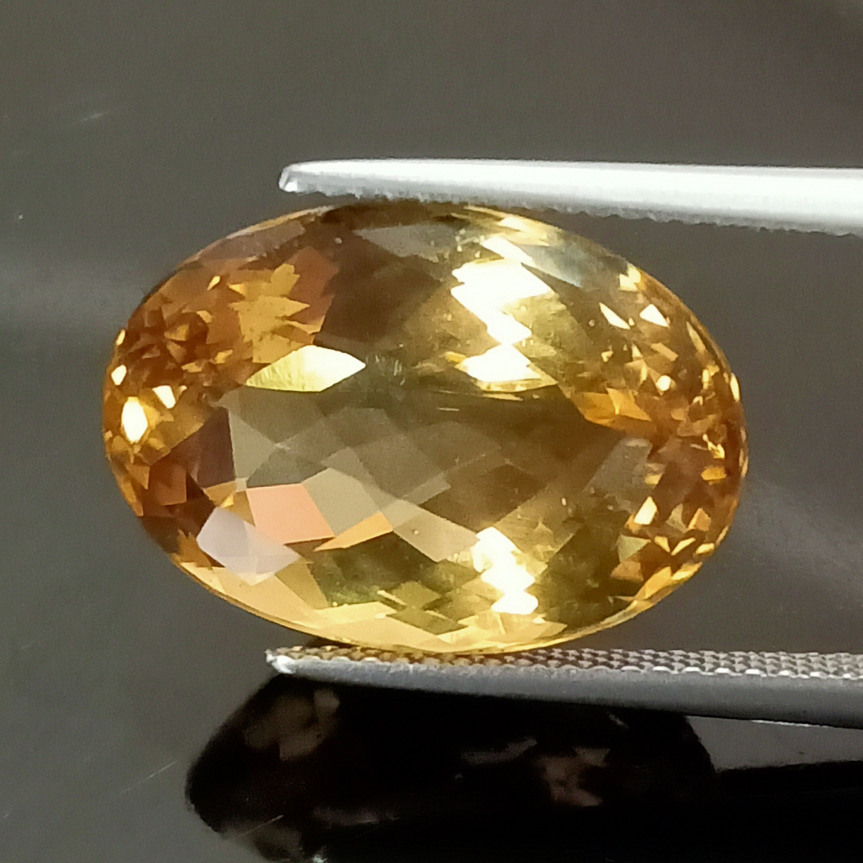 Natural Yellow Beryl, Heliodor, 12.62 Cts, Yellow Beryl Oval Shape ...