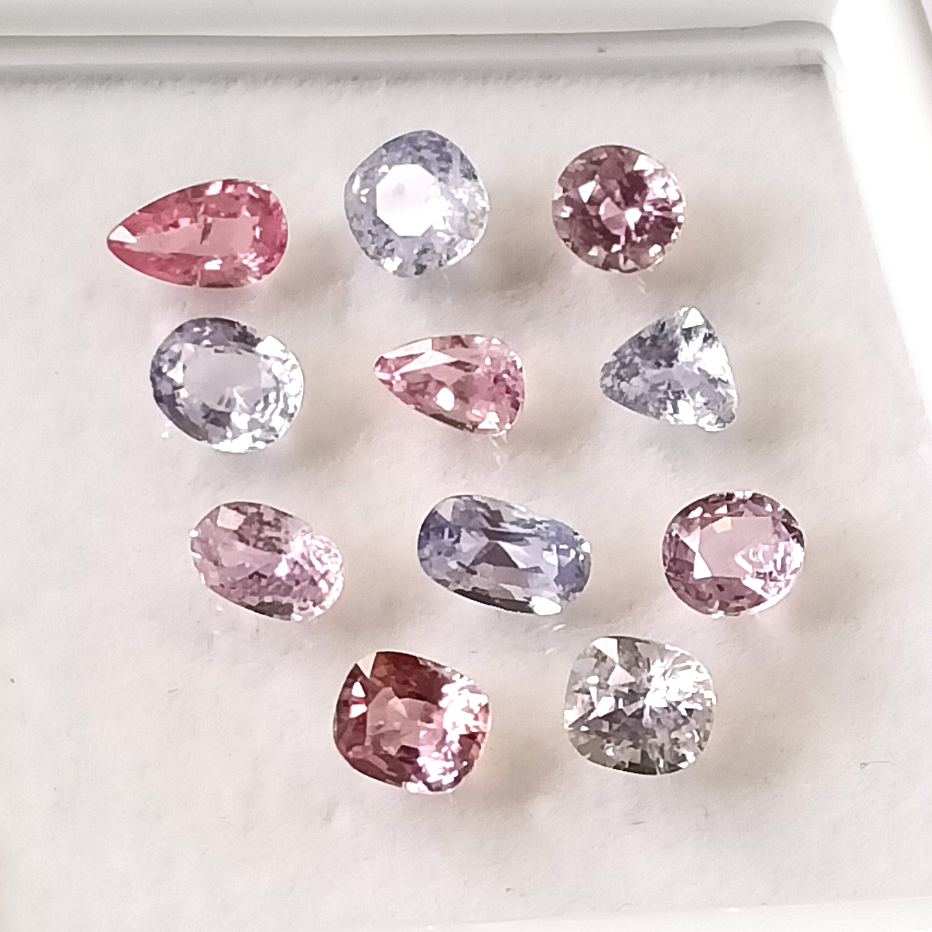 Pastel Color Spinel, 6.48 Cts, Natural Spinel, Mixed Shape, Vietnam ...