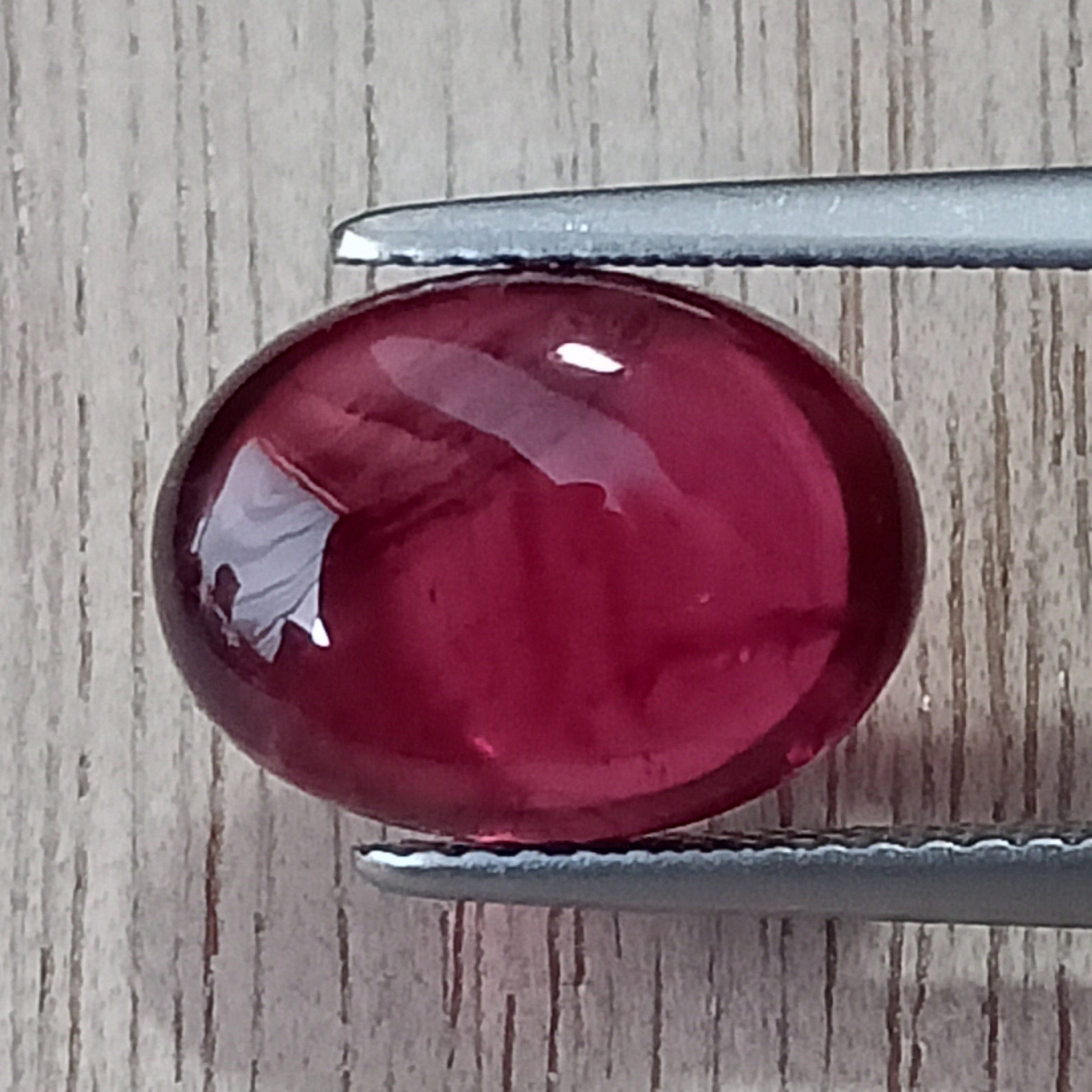 Rubellite, 5.30 Cts., Rubelite, Tourmaline, Oval Shape, Cabochon ...