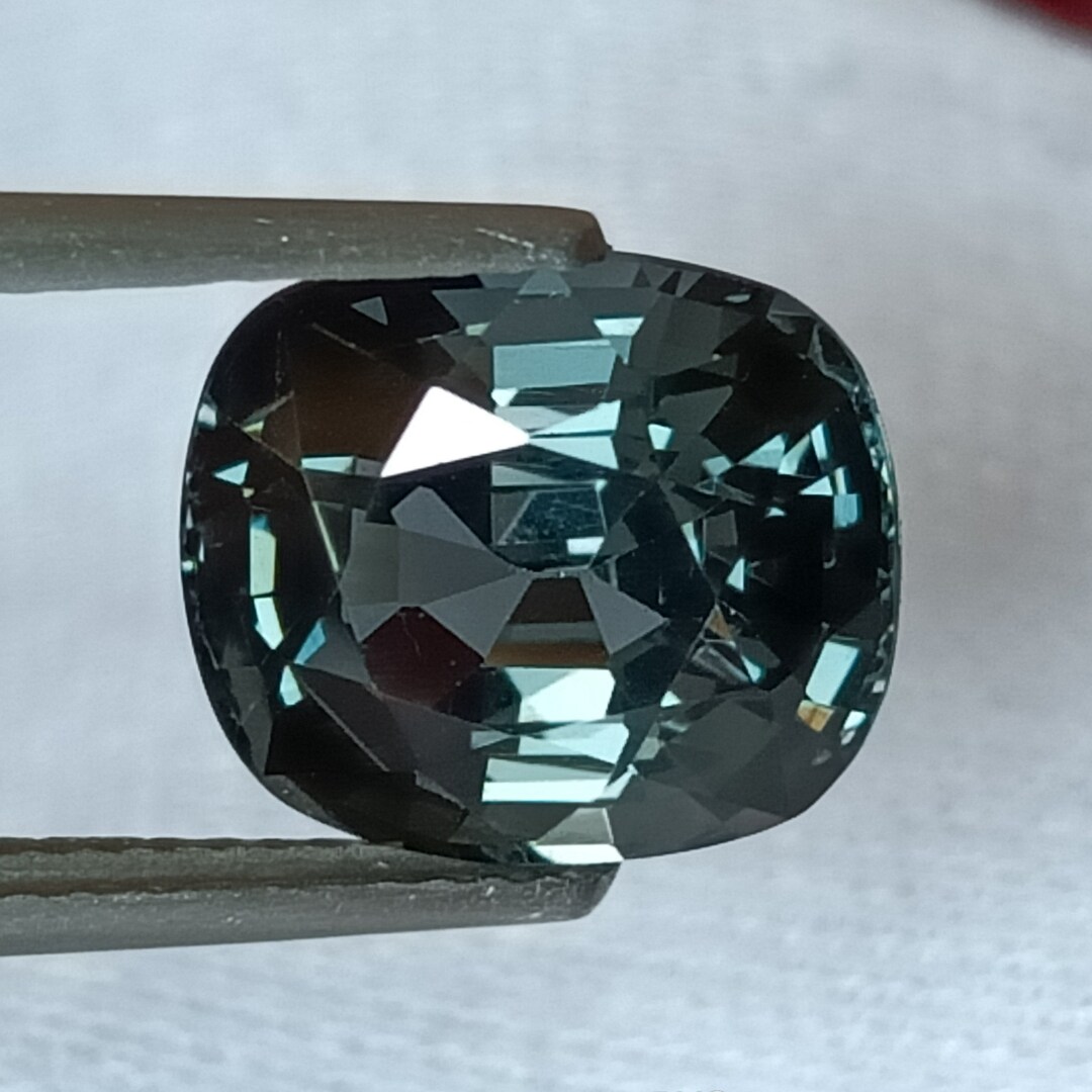 Unheated, Burmese Spinel, 4.88 Cts., Grey, Blue, Spinel, Grey Spinel ...