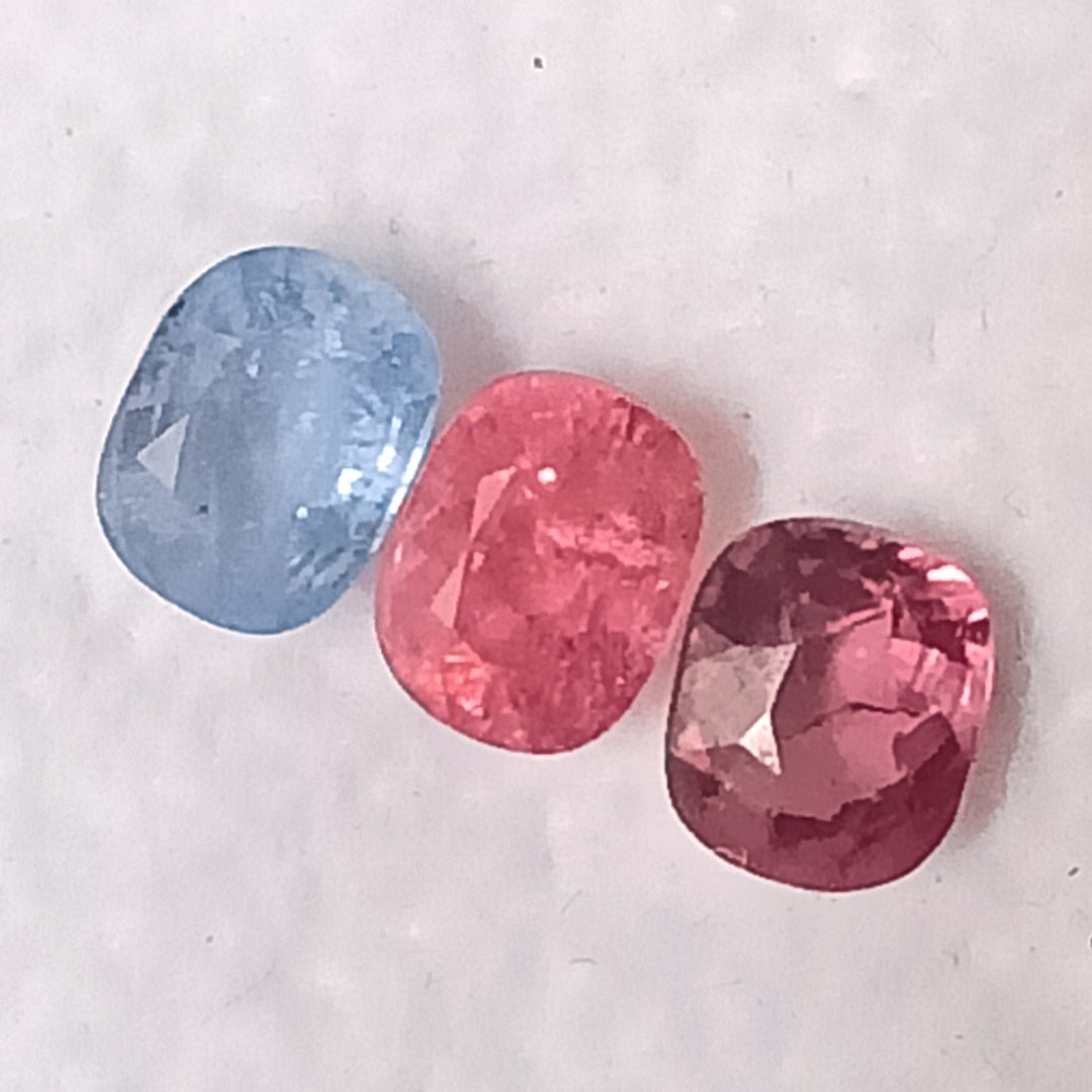 Multi Colored Spinel, 1.87 Cttw., Natural Spinel, Cushion Shape ...