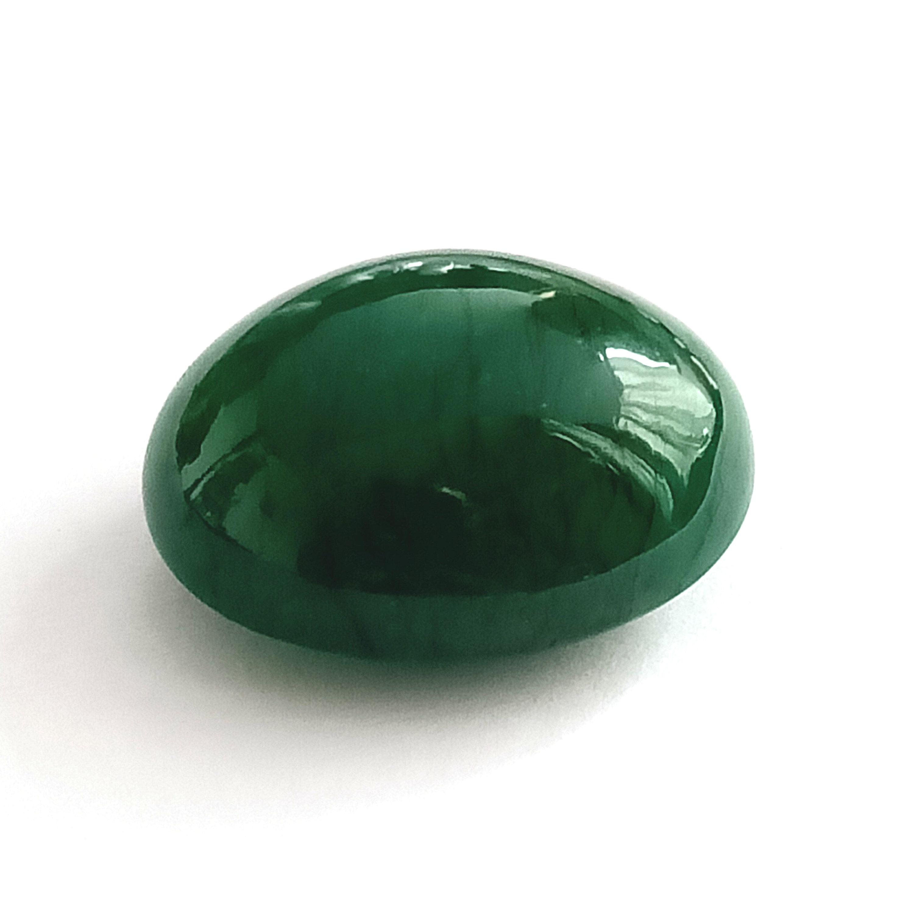 Emerald Oval Cabochon , 30.72 Cttw , Emerald Cabochon 30 Carat Plus ...