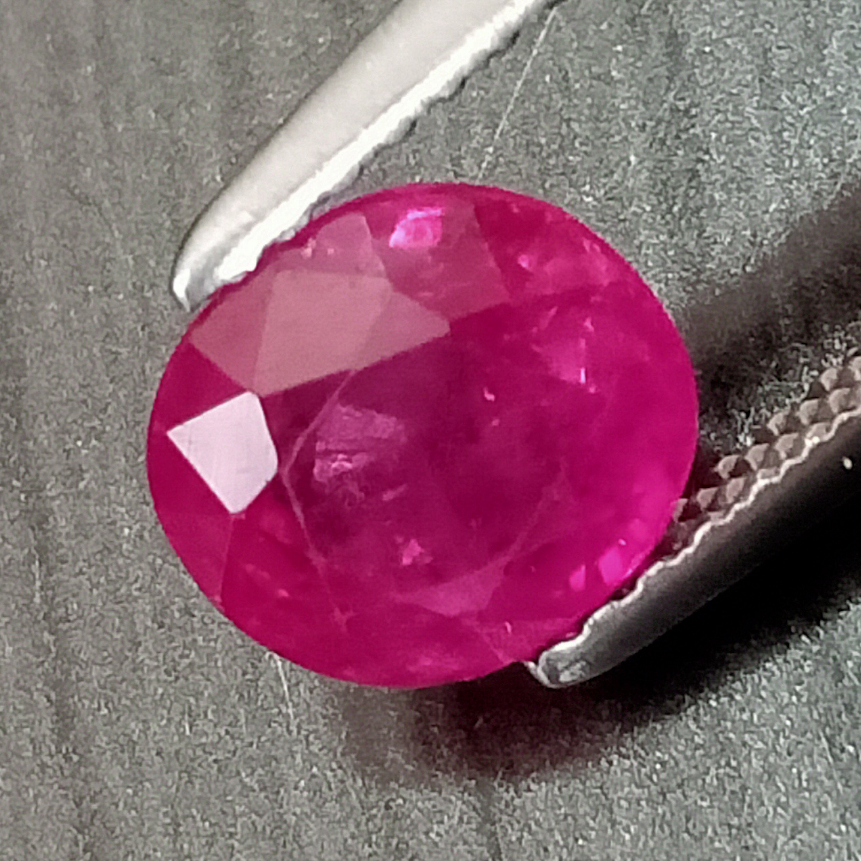 Old Burma Ruby, Natural Ruby, Old Cut Ruby, 1.60 Cts., Oval Ruby ...
