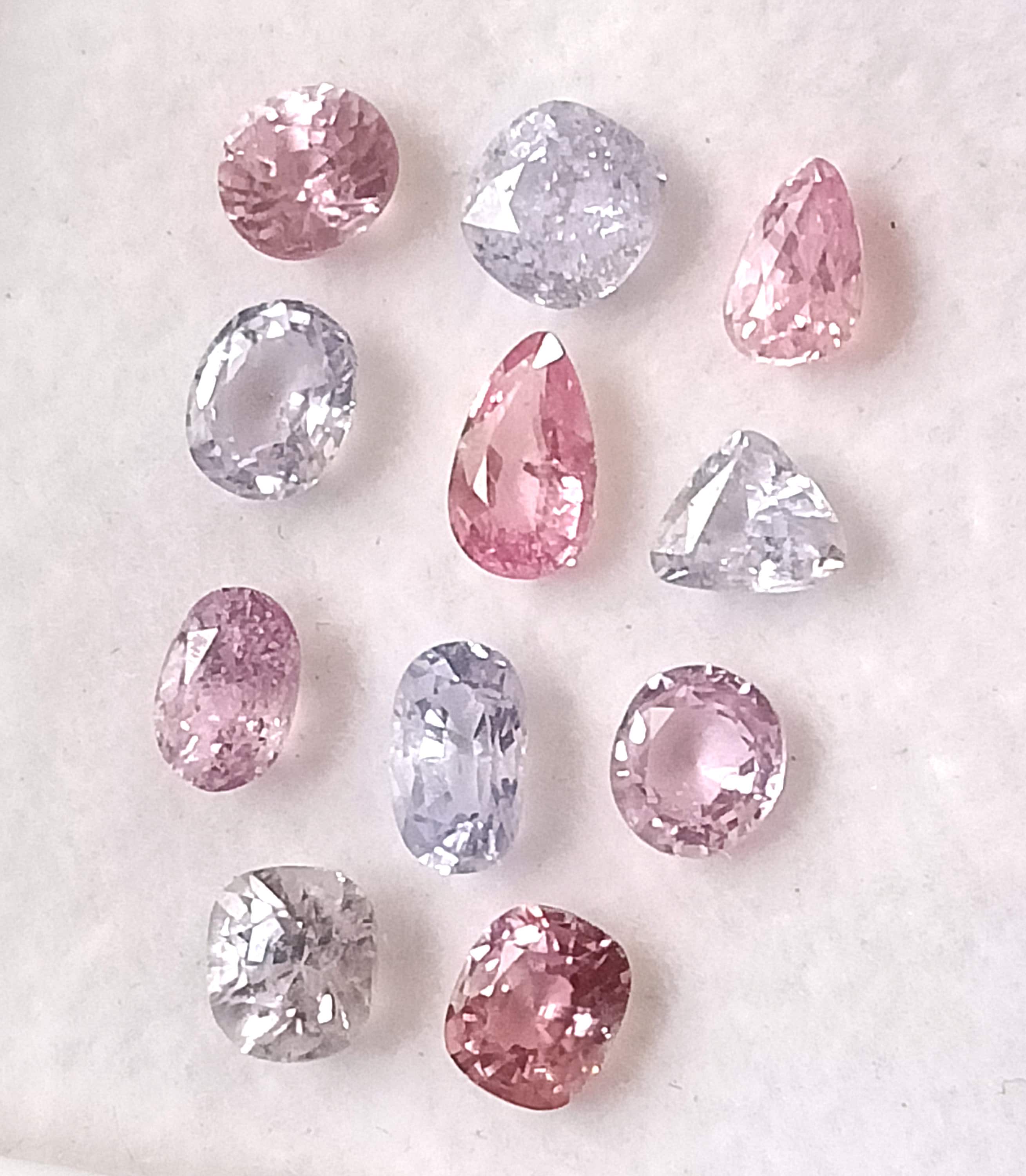 Pastel Color Spinel, 6.48 Cts, Natural Spinel, Mixed Shape, Vietnam ...