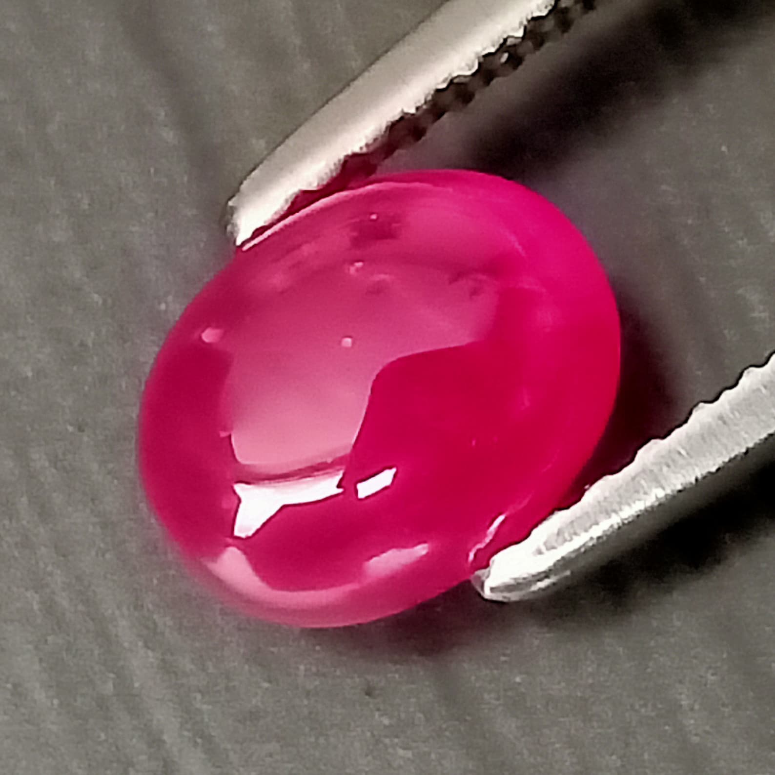 Natural Ruby, 1.85 Cts., Ruby, Ruby Oval Cabochon, Ruby Cabochon ,oval ...