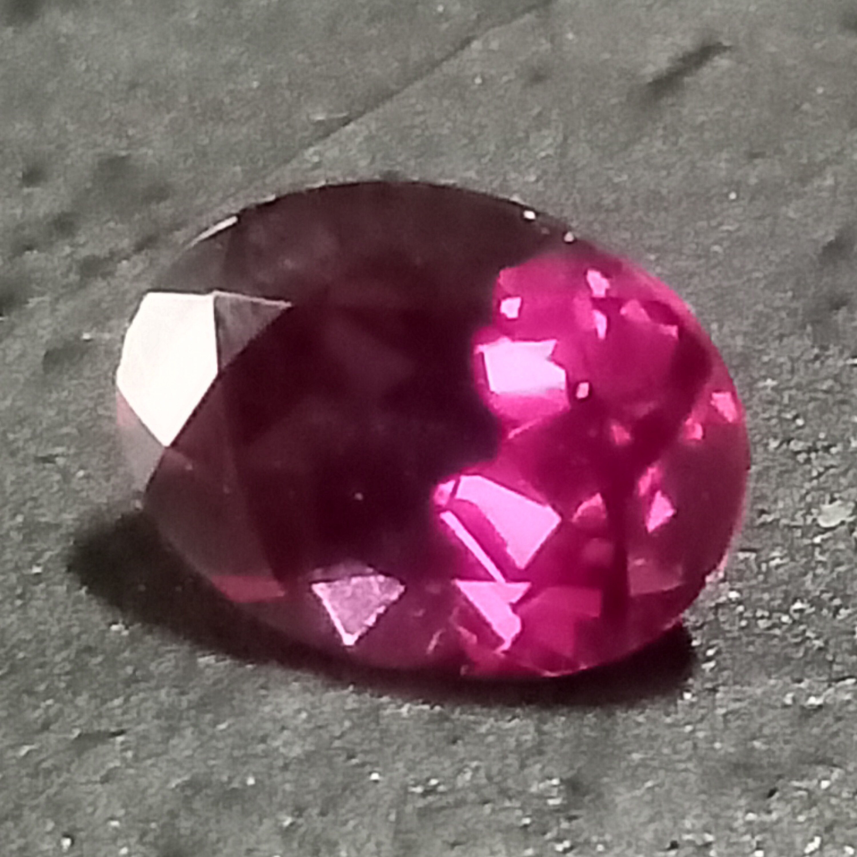 Raspberry Garnet , 1 Carat + , African Garnet , 1.50 Cttw , Tanzania ...