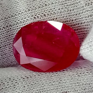 Large Ruby, Ruby, Oval Ruby, 4.34 Cts, Mozambique Ruby, Red Ruby, Ruby ...
