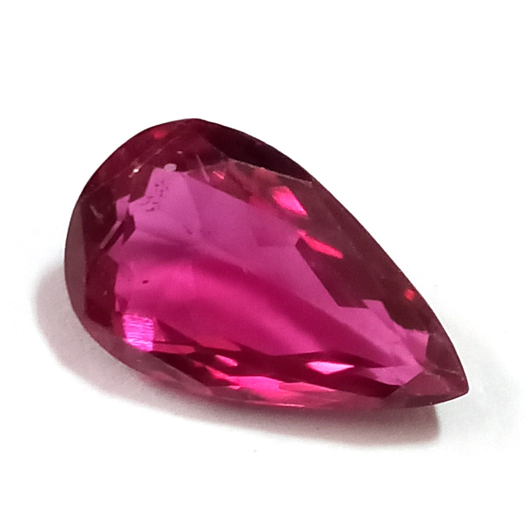 Hot Pink, Rubelite, 1.60 Cts., Pear Shape, Rubellite, Rubelite Facet ...