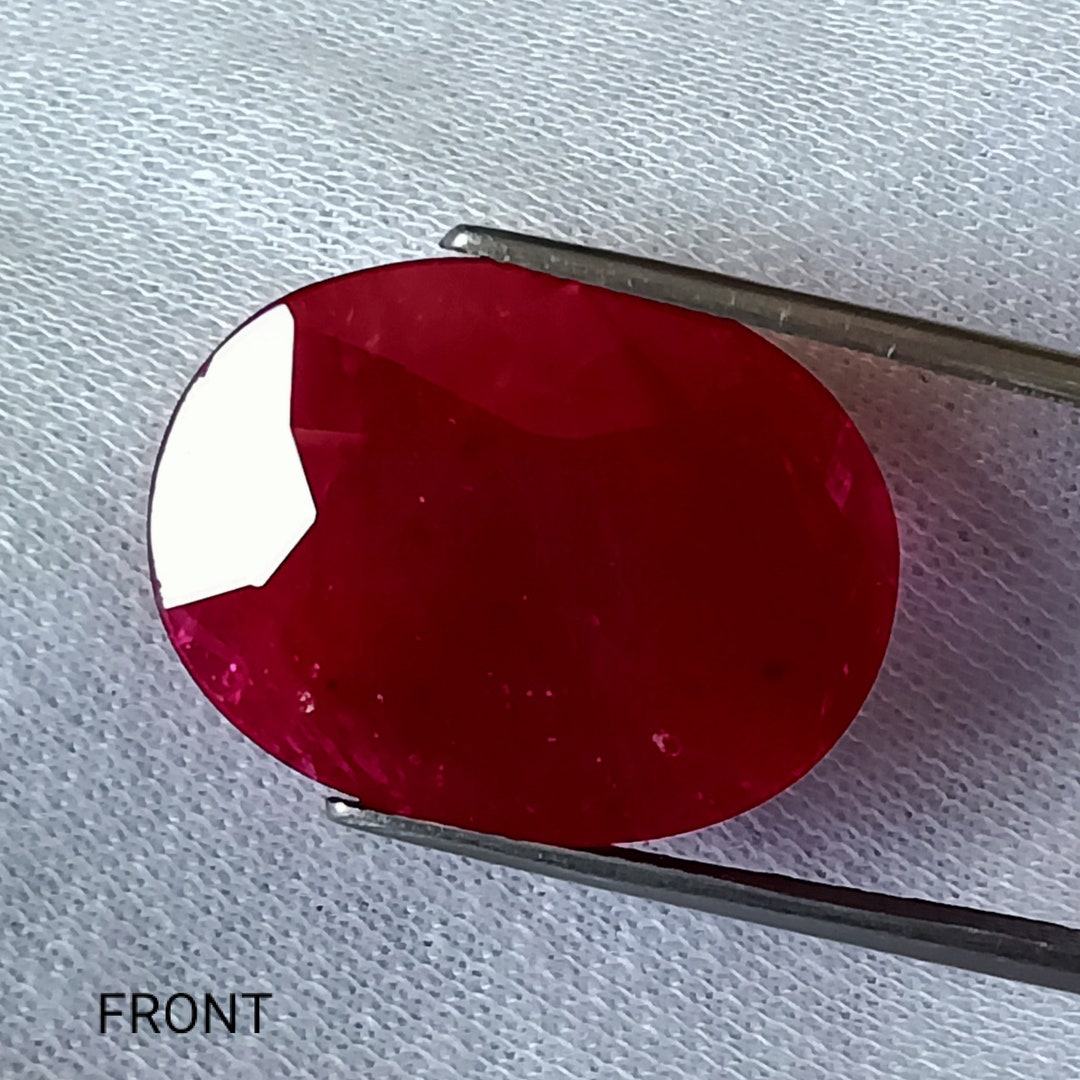 Large Ruby, Ruby, Oval Ruby, 12.97 Cts, Mozambique Ruby, Red Ruby, Ruby Oval, Natural Ruby, Ruby ...