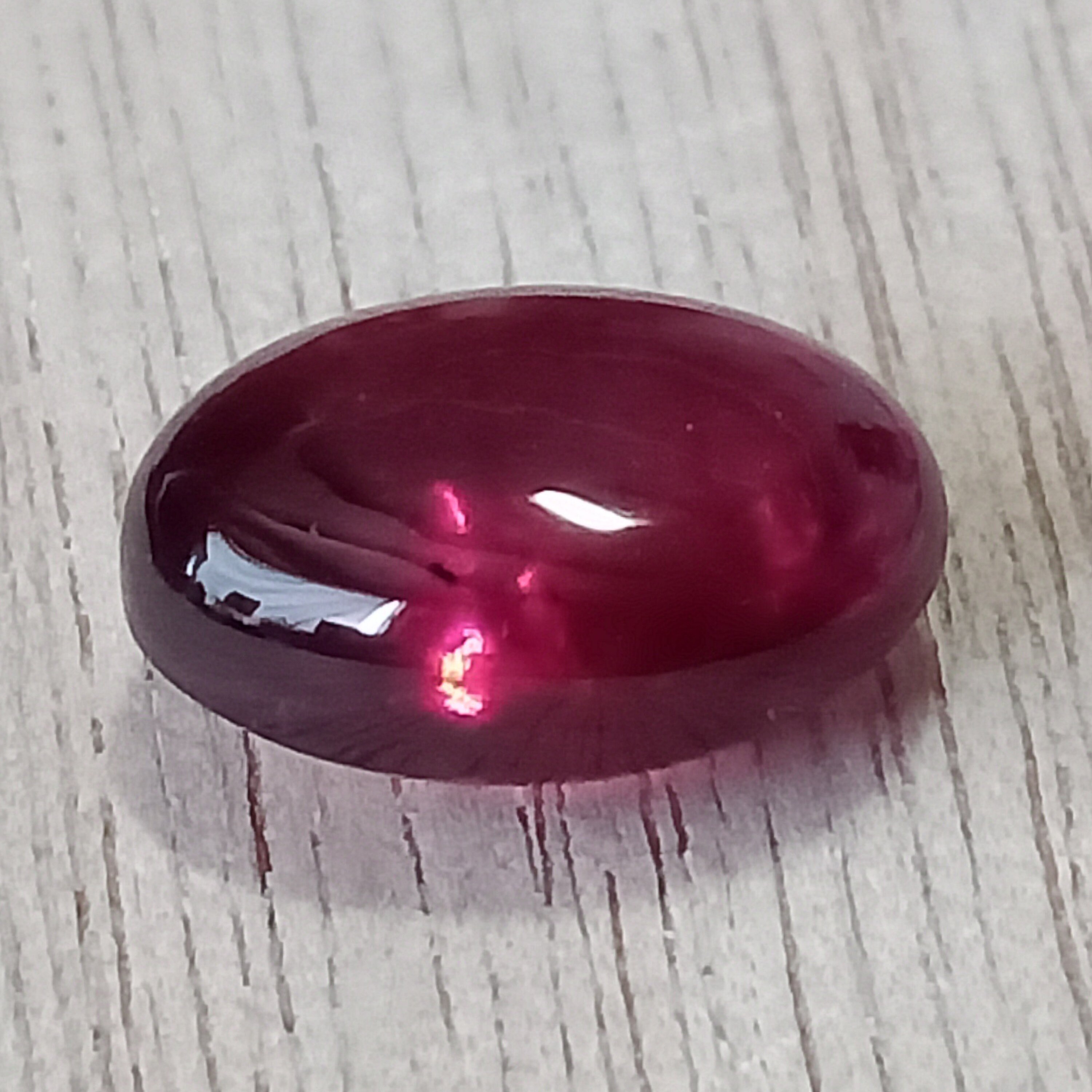 Rubellite, 5.30 Cts., Rubelite, Tourmaline, Oval Shape, Cabochon ...